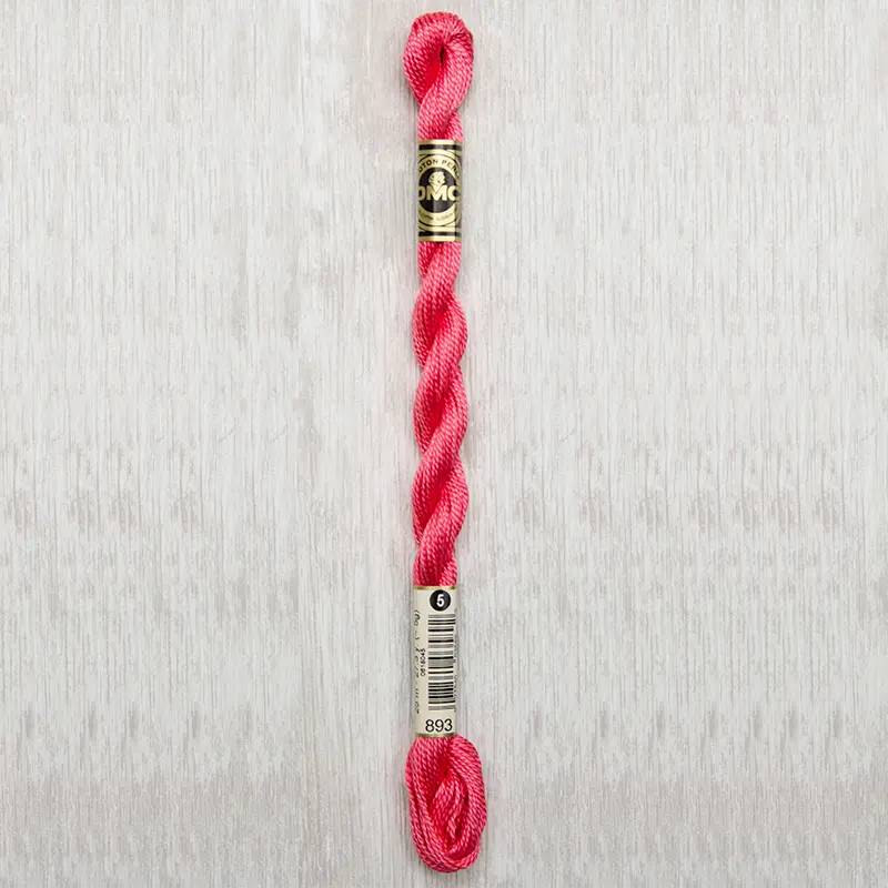 DMC Perle #5 0893 Light Carnation | theembroideryden.com.au